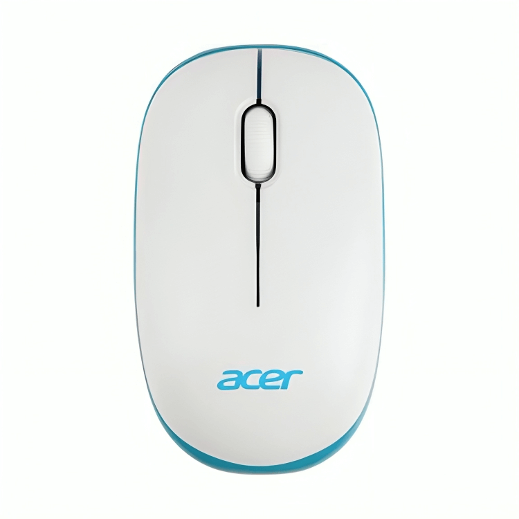 Acer Wireless Mouse, 1600 DPI, Silent Click, 2.4GHz, Plug & Play (White ...