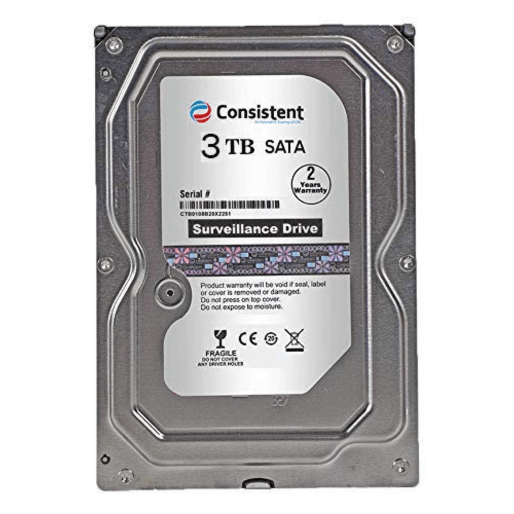 Consistent 3TB HDD Desktop Hard Disk with 2 Years Replacement Warranty ...