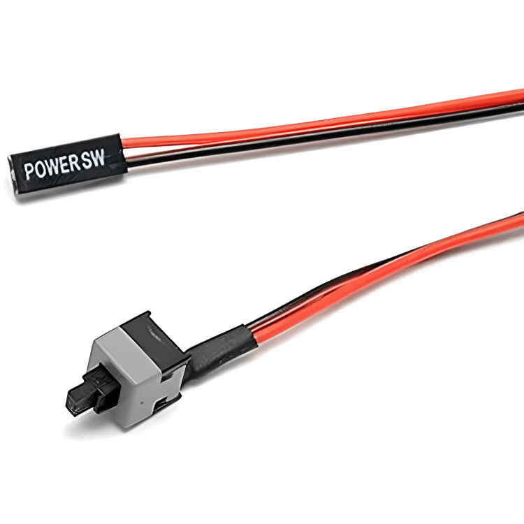 Power Switch Cable for Desktop PC ATX Motherboard On/Off/Reset Button ...