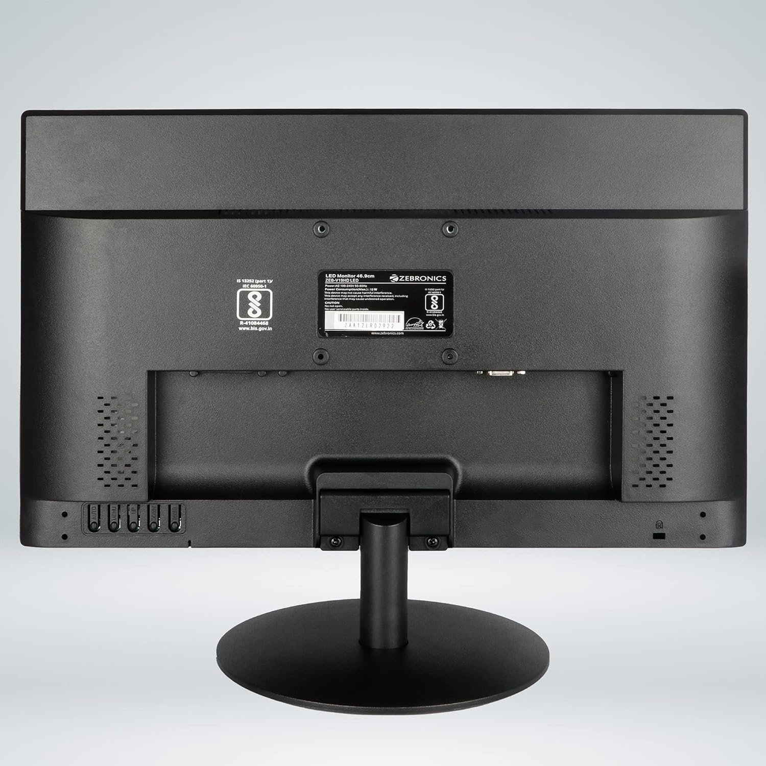 Zebronics Zebster Zeb-V19Hd 18.5 Inch LED Monitor, HD 1366×768, HDMI ...